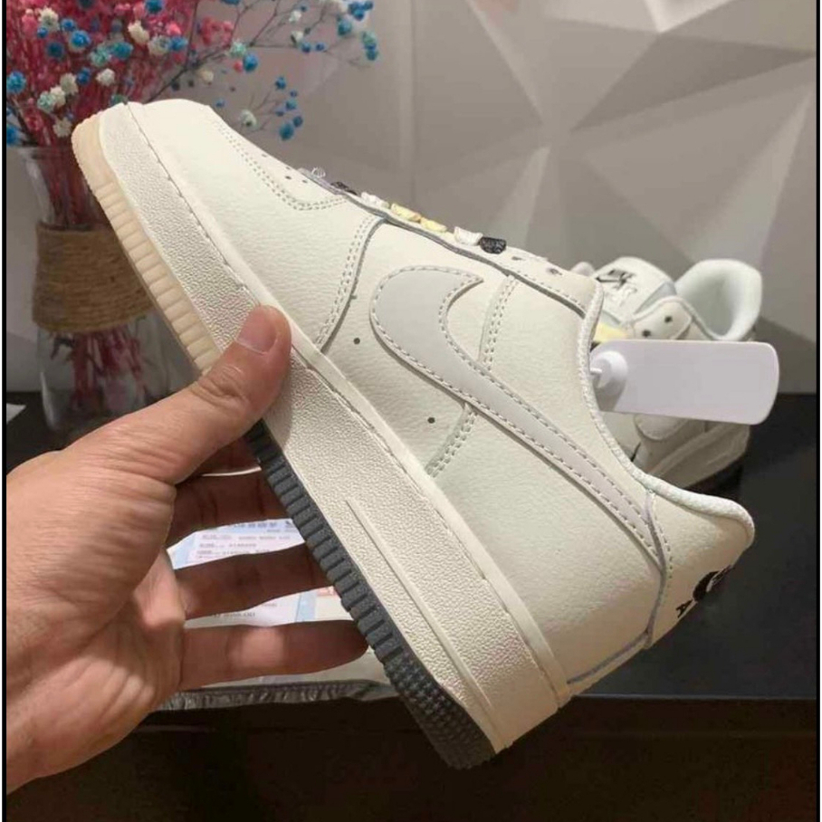 Giày Air Force 1 Low Brooklyn Sail Black Giày AF1 Âm Dương Chữ B Đế 2 ...