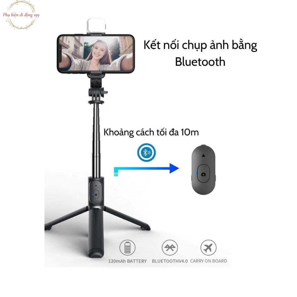 Mua Gậy Chụp Ảnh, tự sướng Selfie Q07 có Led ,Gậy Tripod 3 Chân tiện ...