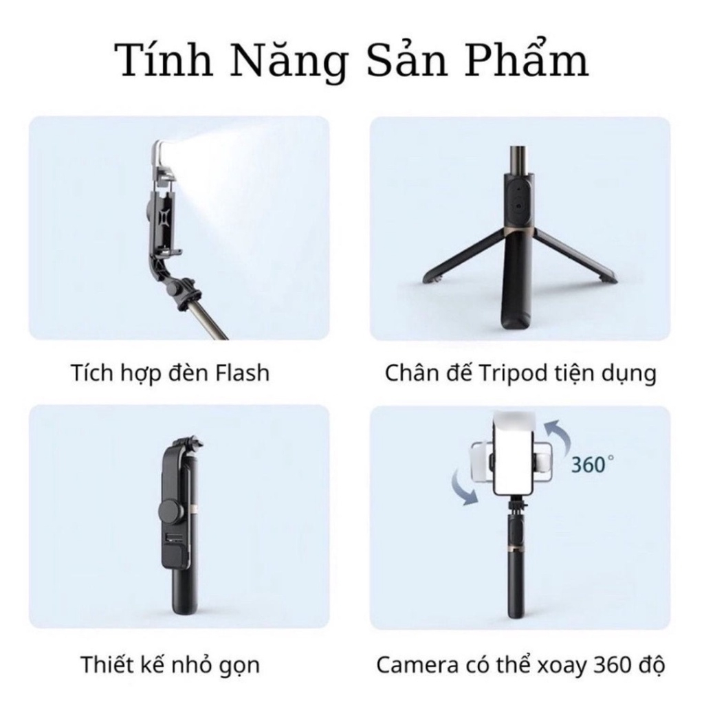 Mua Gậy Chụp Ảnh, tự sướng Selfie Q07 có Led ,Gậy Tripod 3 Chân tiện ...