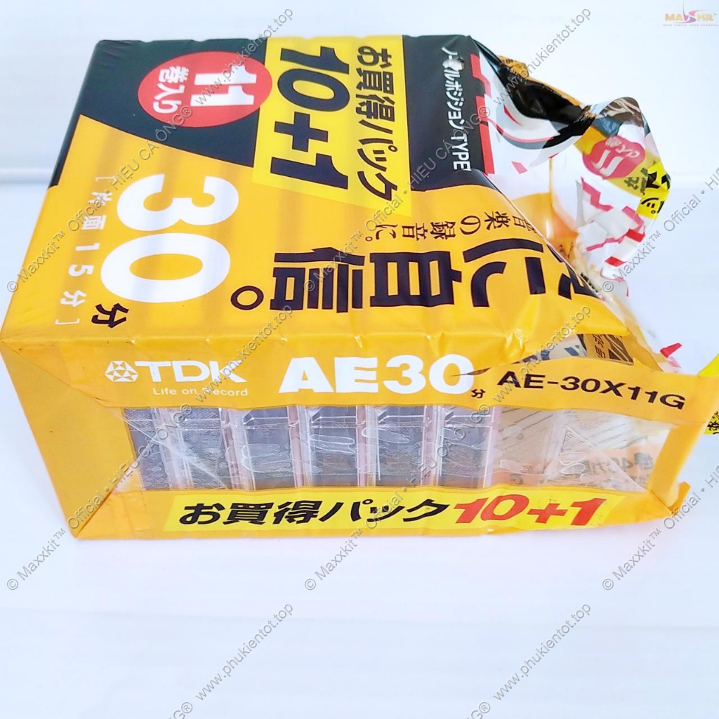 Mua Set 07 băng cassette trắng TDK AE C30 - Hàng nội địa Nhật - Made in ...