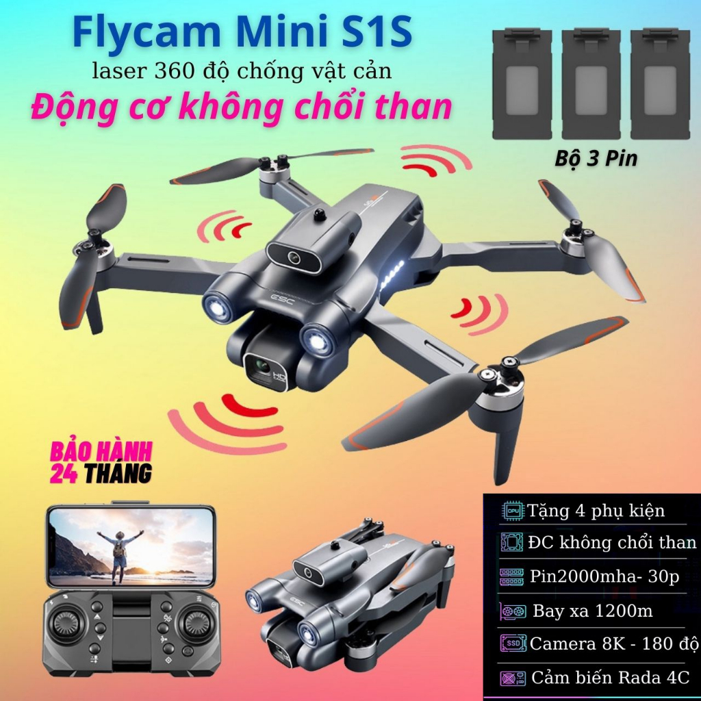 Mua Play cam camera 8K S1S PRO, Flycam mini tốt hơn flycam f11s pro 4k ...