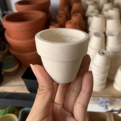 Mua Chậu đất nung 5x5cm - trồng sen đá, xương rồng mini / chậu nâu đất ...