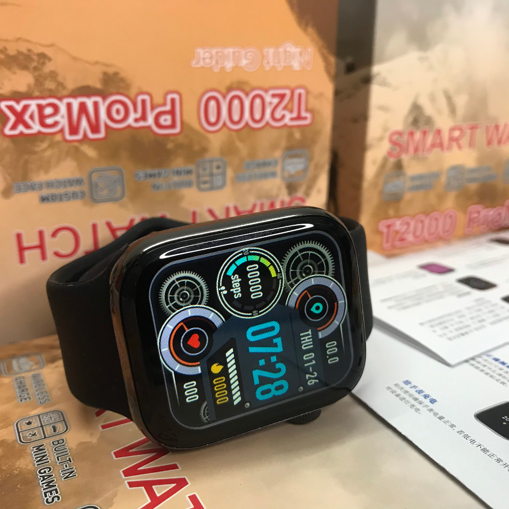 Mua Đồng Hồ Thông Minh T2000 Pro MAX Cho Nam Nữ Viền Thép Nghe Gọi 2 ...