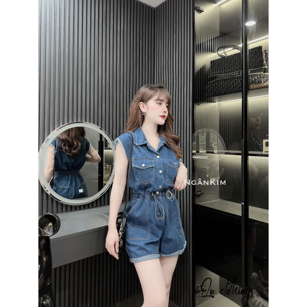 Mua Jum Bò Rút Eo Túi Hộp, Set Bò Liền Thân Áo Sát Nách Kèm Short Có ...