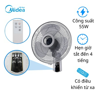 Mua Thiết bị quạt điện treo tường remote Midea FW40-7JR quạt trần điều ...