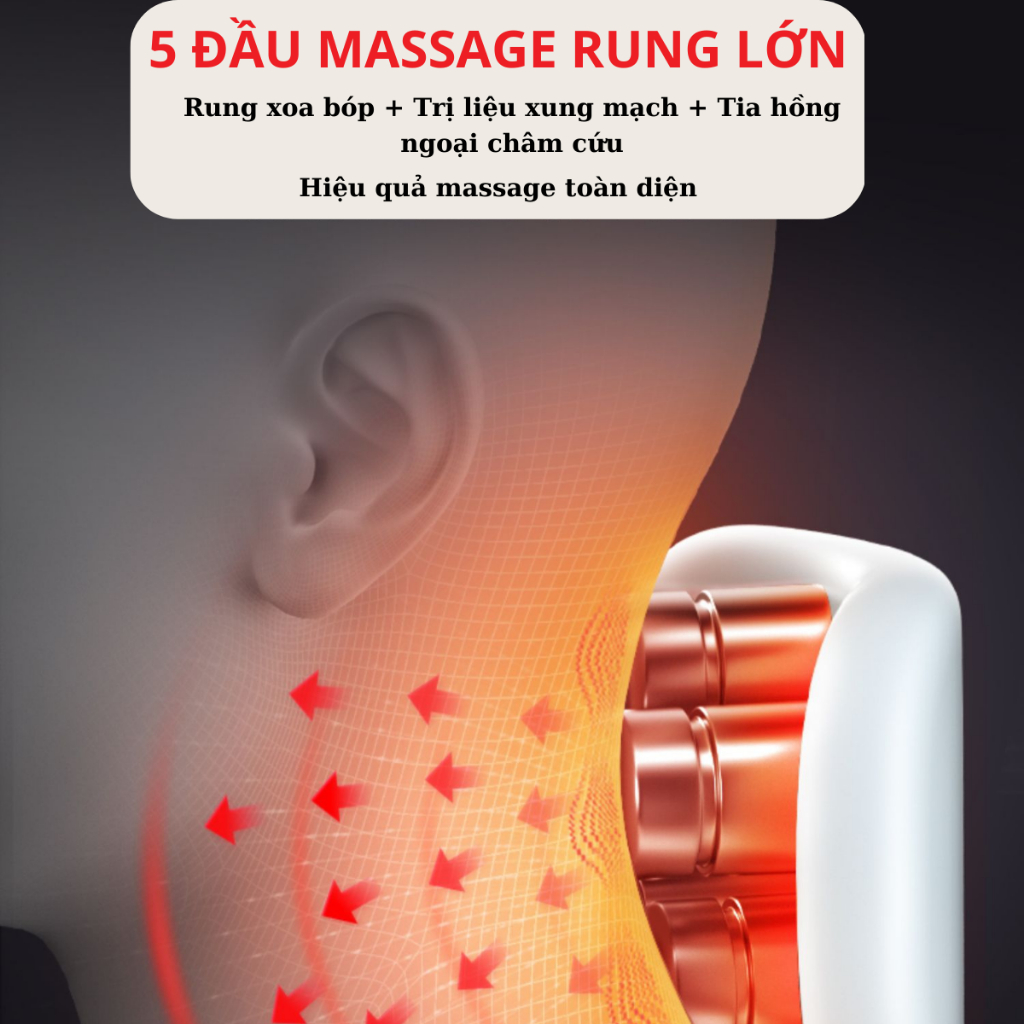 Mua Máy Massage Cổ Vai Gáy Nâng Cấp 9D, Mát Xa Xung Điện Với 5 Điểm ...