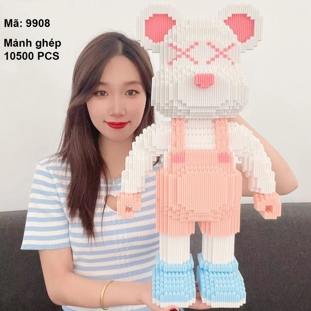 Mua Mô hình lắp ráp lego gấu bearbrick jinx 55cm XINZ đồ chơi lắp ráp ...