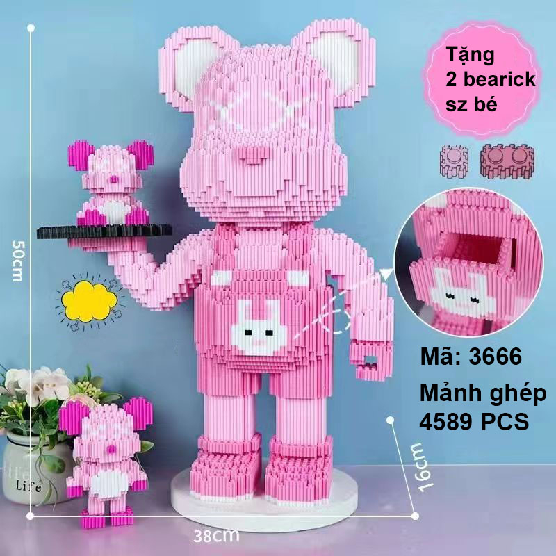 Mua Mô hình lắp ráp lego gấu bearbrick jinx 55cm XINZ đồ chơi lắp ráp ...