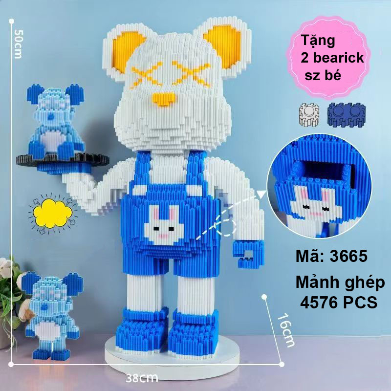 Mua Mô hình lắp ráp lego gấu bearbrick jinx 55cm XINZ đồ chơi lắp ráp ...