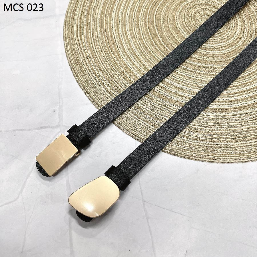 Mua MCS023 Thắt lưng nữ bản nhỏ size 1.5 cm da nhân tạo, đẹp .Dây thắt ...