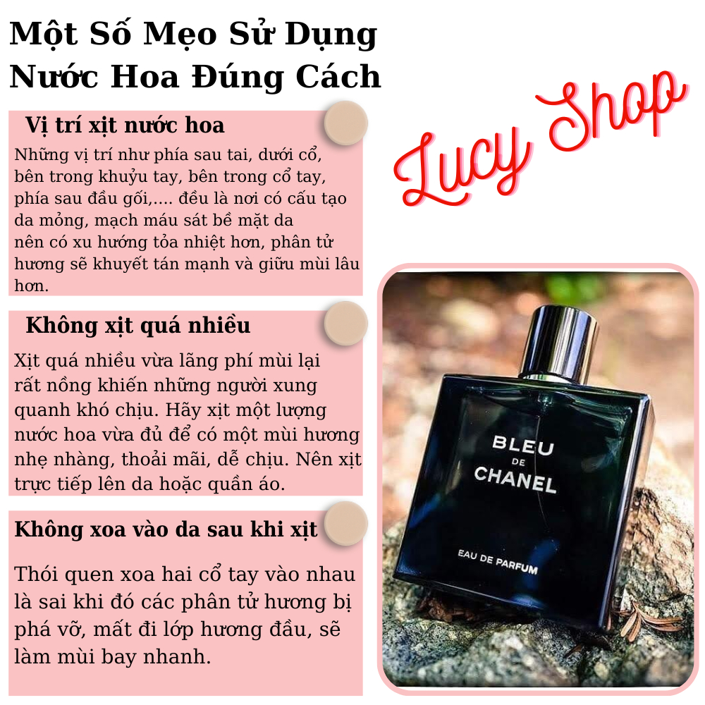 Mua Nước Hoa Chiết Nam Cao Cấp Sang Trọng Bleu De Chanel Thơm Lâu 10ml Đầy Nam Tính Cuốn Hút ...