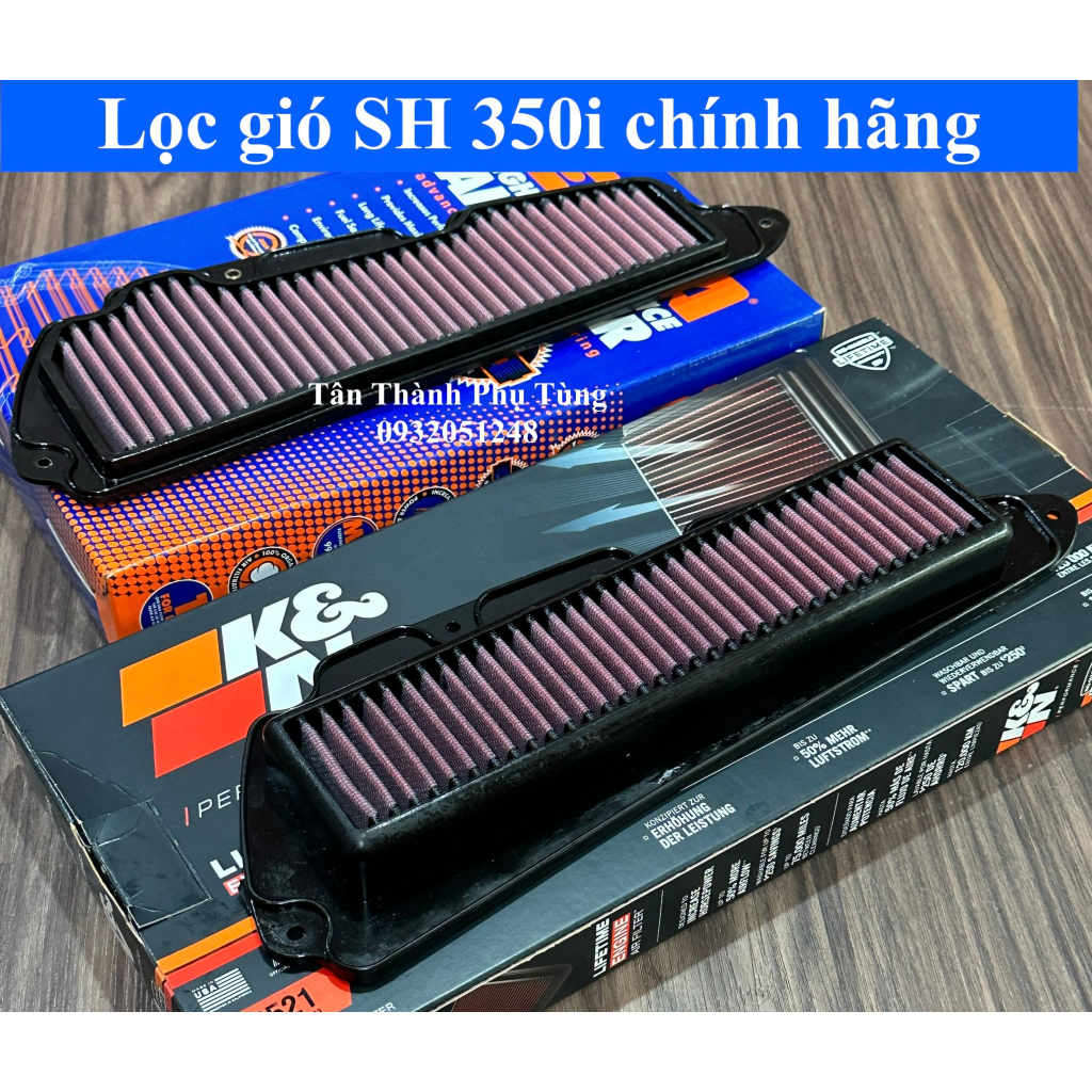 Mua Lọc gió SH 350i K&N, ĐNA chính hãng phutungxe giá rẻ nhất | TecKi.Vn