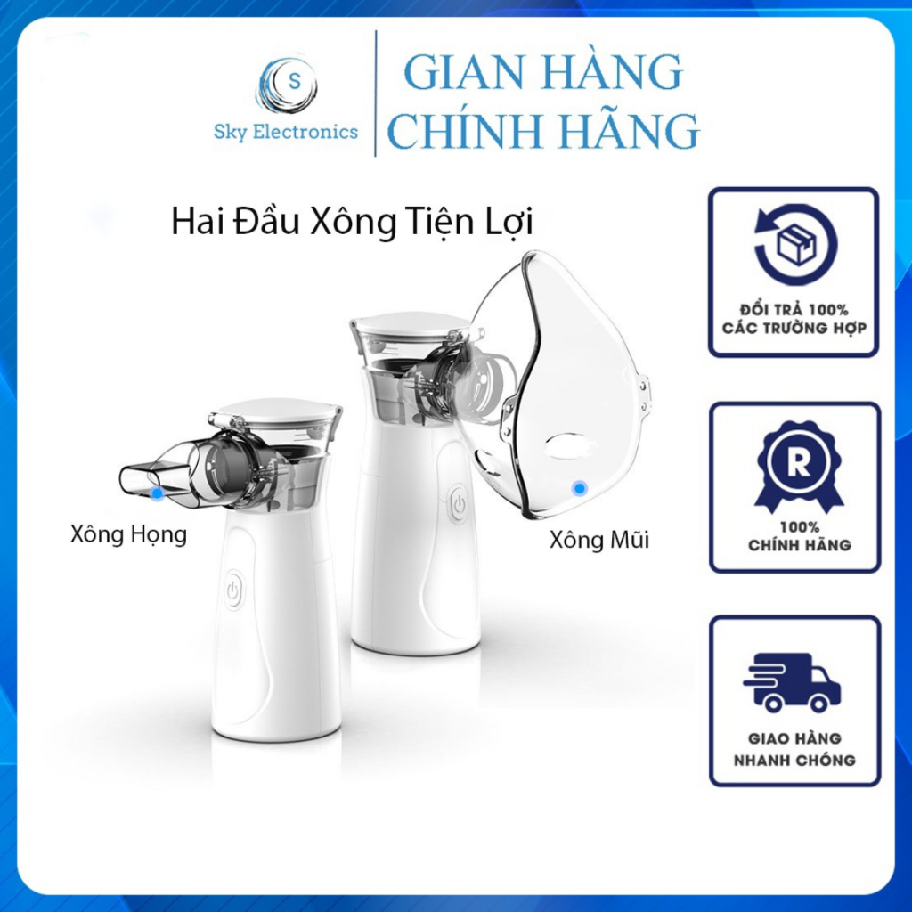 Mua Máy Khí Dung Xông Mũi Họng Nebulizer Cho Bé Và Người Lớn Máy Thở ...