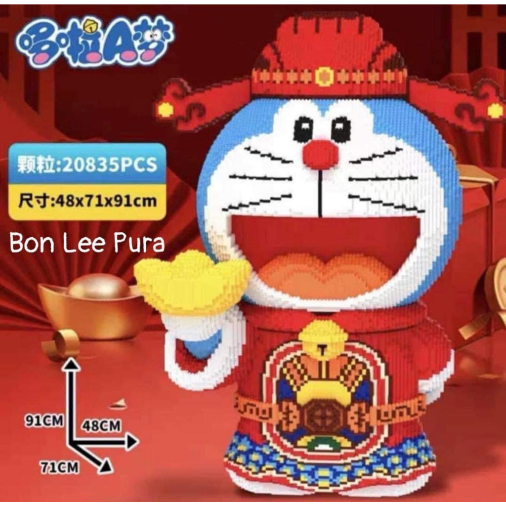 Mua Lego Doraemon 30cm-1 mét các mẫu hot, đầu lân, Doraemon thần tài ...