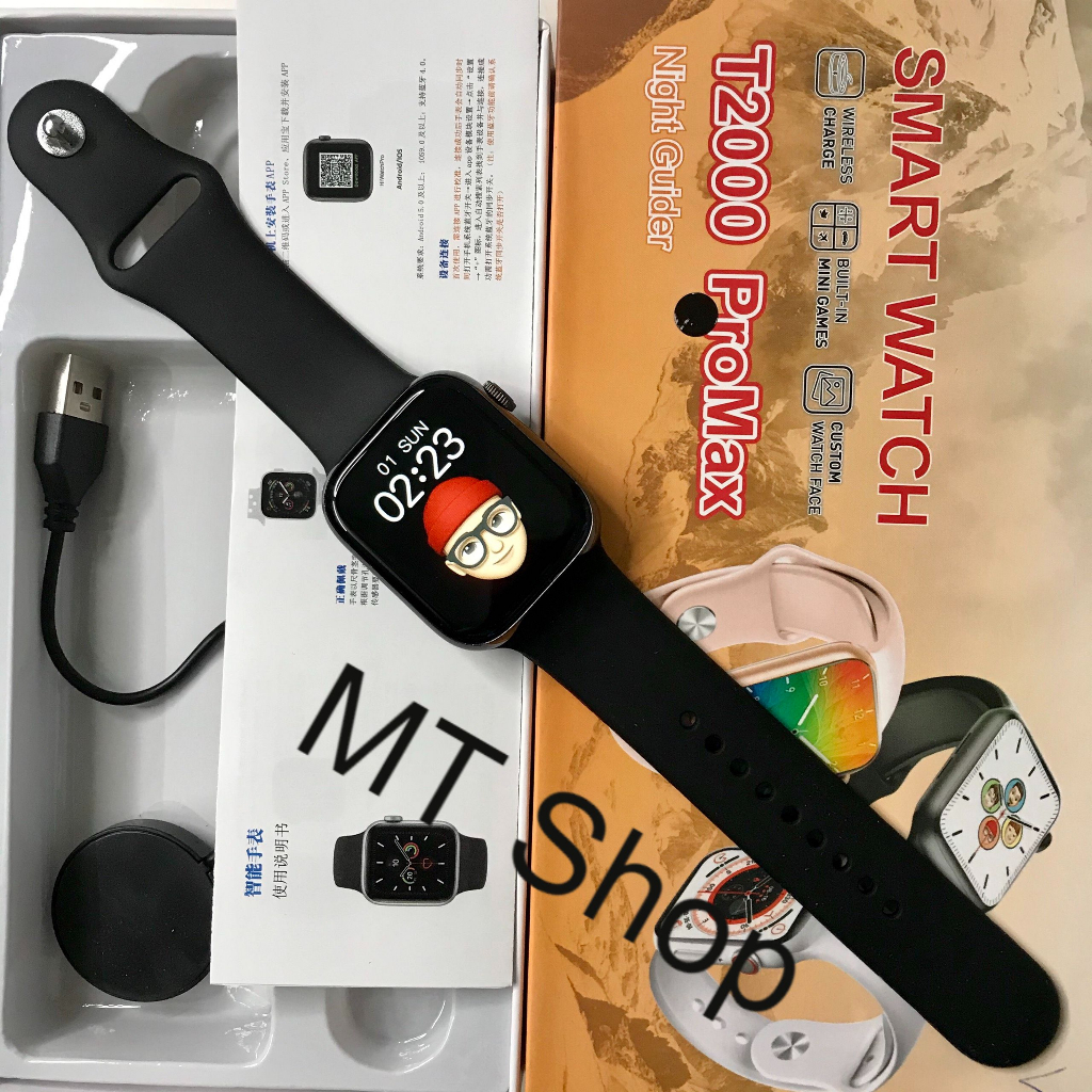 Mua Đồng Hồ Thông Minh T2000 Pro MAX Cho Nam Nữ Viền Thép Nghe Gọi 2 ...