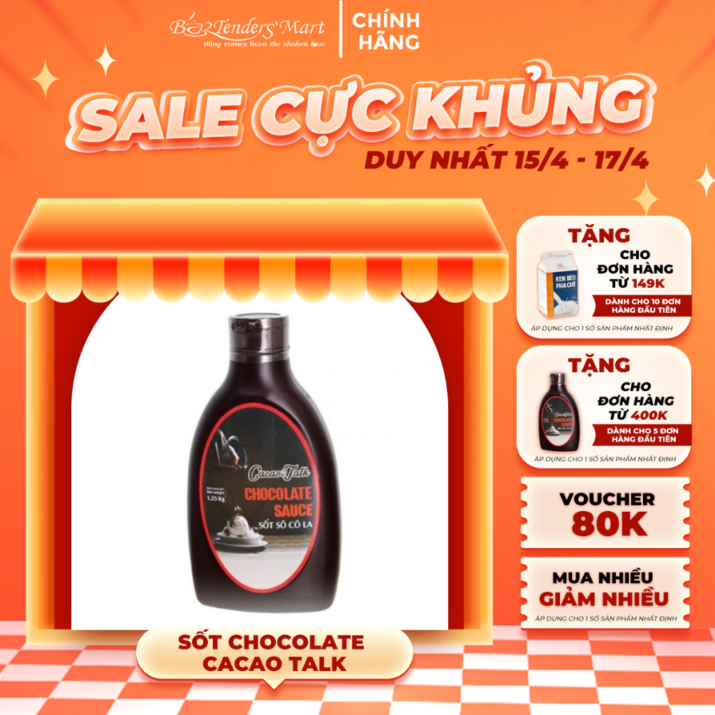 Mua Sốt Sô Cô La Cacao Talk - 1.25kg/ Sốt Socola Hershey đủ vị - Nguyên ...