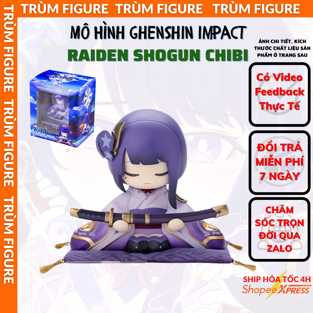 Mua Mô Hình Raiden Shogun Chibi - Genshin Impact Hoàng Cung Vĩ Đại giá ...