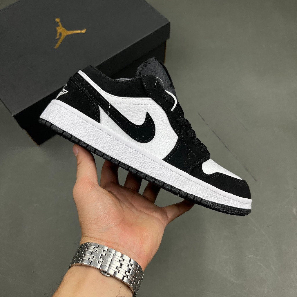 Mua Giày Jordan Low 1 Paris và Panda, JD paris cổ thấp trắng xám, JD ...