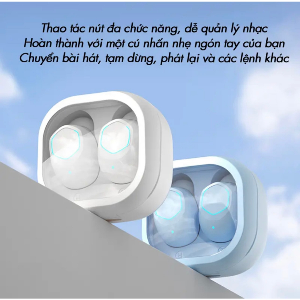 Tai Nghe Nhét Tai Bluetooth Không Dây Mini DL Tech Tws M21 Chống Ồn Có ...