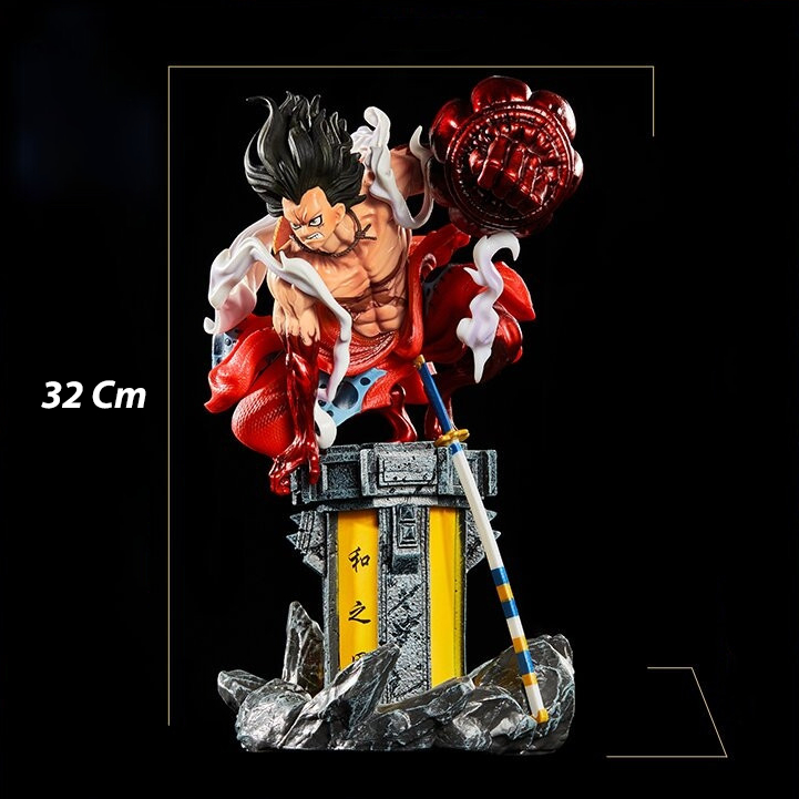 Mua Mô Hình Luffy Gear 4 Ngồi Trụ Đèn 32cm BOUNCE MAN Mô hình One Piece ...