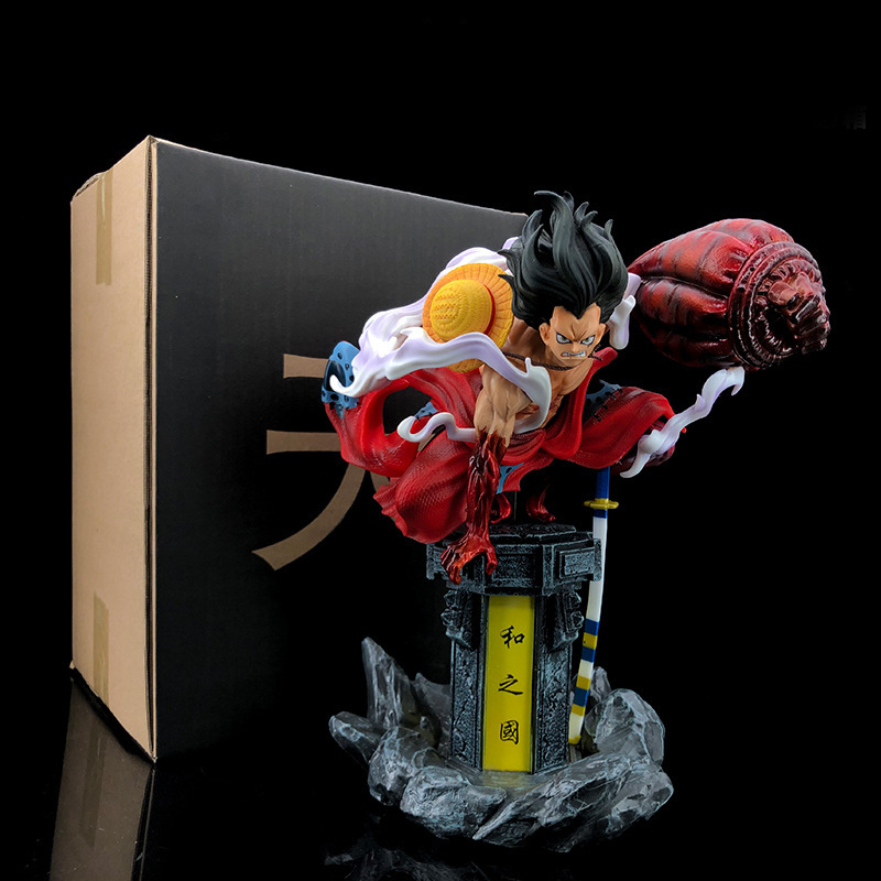 Mua Mô Hình Luffy Gear 4 Ngồi Trụ Đèn 32cm BOUNCE MAN Mô hình One Piece ...