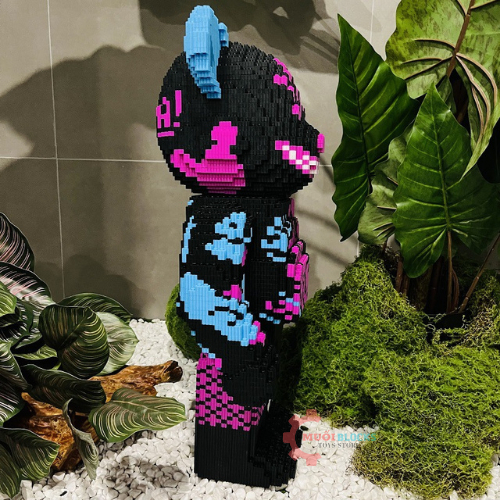 Mua Lego gấu Bearbrick 55cm Jinx hãng XINZ. Mô hình lắp ráp lego decor ...
