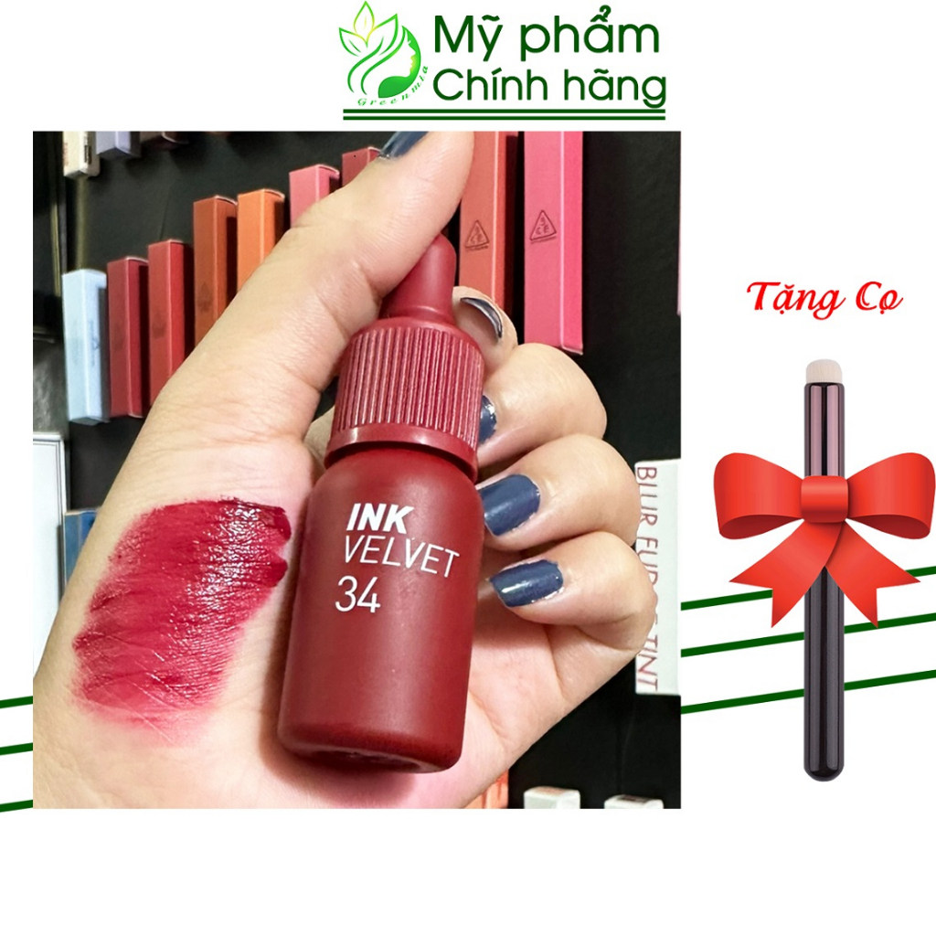 Mua Son Ink Màu 34 Smoky Red Đỏ Mận Đậm Kem Lì Peripera Ink Velvet Lip ...