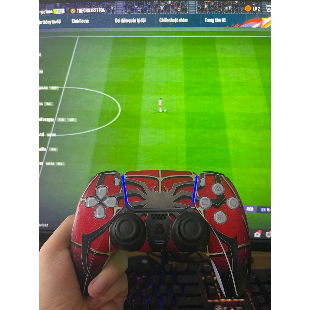 Mua Tay cầm chơi game Fifa Online 4 P4-Plus Skin Spiderman, Tay cầm chơi game Bluetooth và có ...