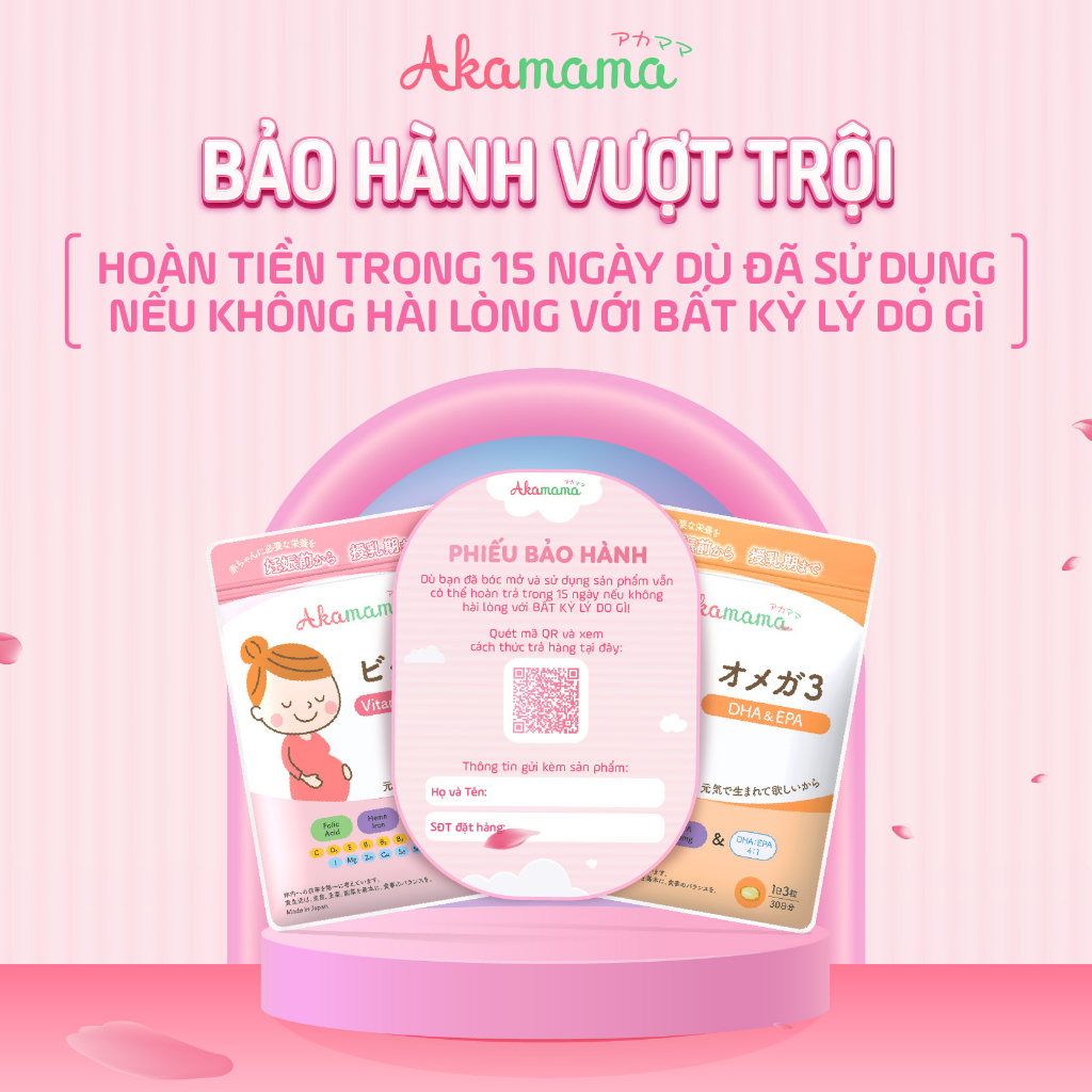 Mua Vitamin Tổng Hợp cho bà bầu Akamama - Nhật Bản, hạn chế rạn da ...