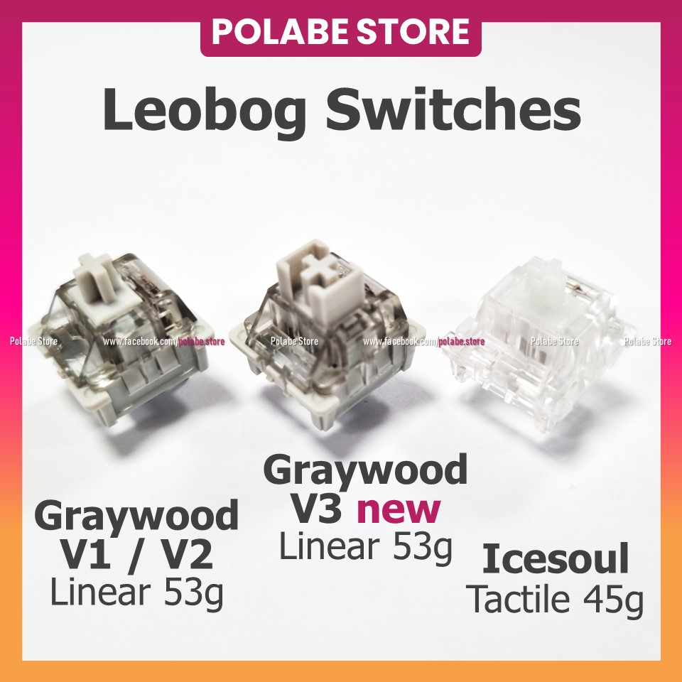 Công Tắc HM Z1 Switch Leobog Graywood V3 Linear Switch Bàn Phím Cơ ...