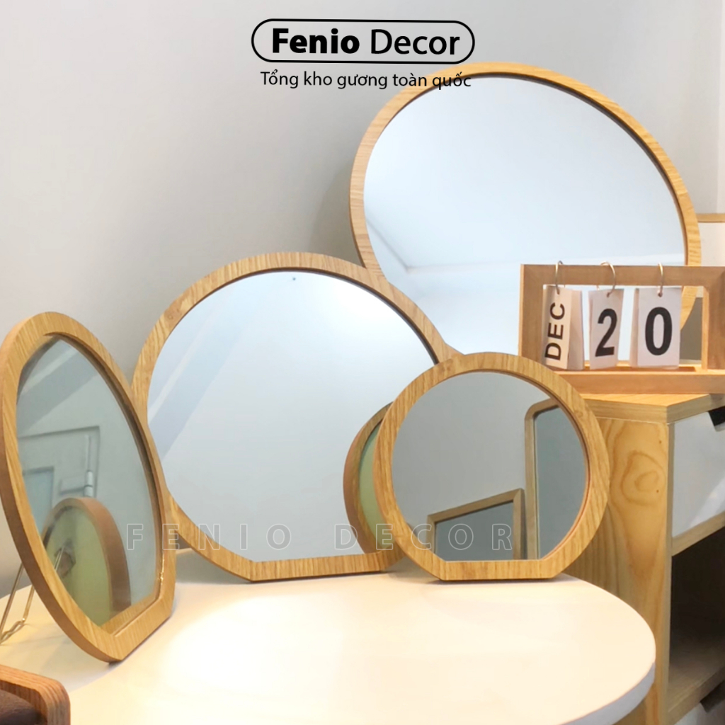 Mua Gương gỗ để bàn trang điểm Gương soi để bàn trang điểm Fenio Decor ...