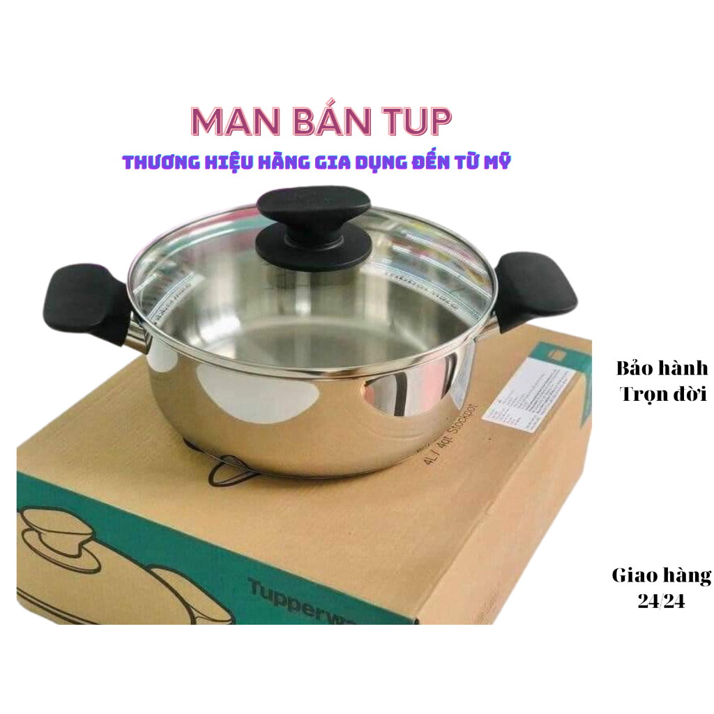 Mua Nồi Universal Cookware Stock Pot 4L - Tupperware, nồi 5 lớp cấu tạo ...