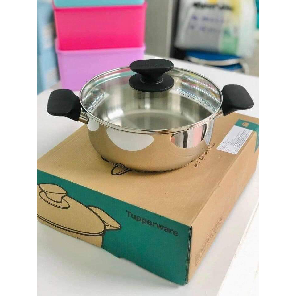 Mua Nồi Universal Cookware Stock Pot 4L - Tupperware, nồi 5 lớp cấu tạo ...