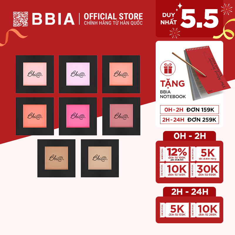 Mua Phấn Má Hồng Bbia Last Blush 2.5g - Bbia Official Store giá rẻ nhất ...