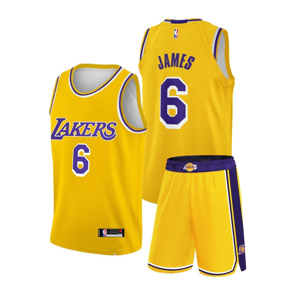 Mua Bộ Quần áo bóng rổ NBA Los Angeles Lakers- LeBron James giá rẻ nhất ...