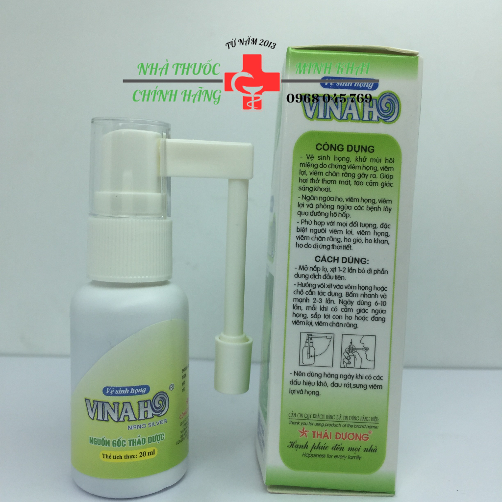 Mua Xịt họng VINAHO Sao Thái Dương 20ml - Ngăn ngừa ho, viêm họng, viêm ...