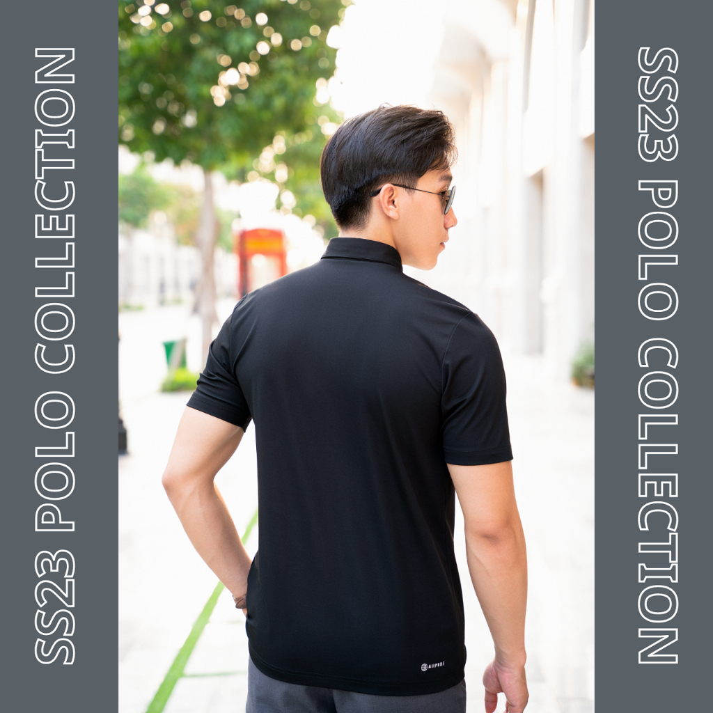 Mua Áo Polo nam cổ sơ mi, phối ngực ALLPURE công nghệ Coolmax siêu mát, chống nhăn, ngăn mùi ...