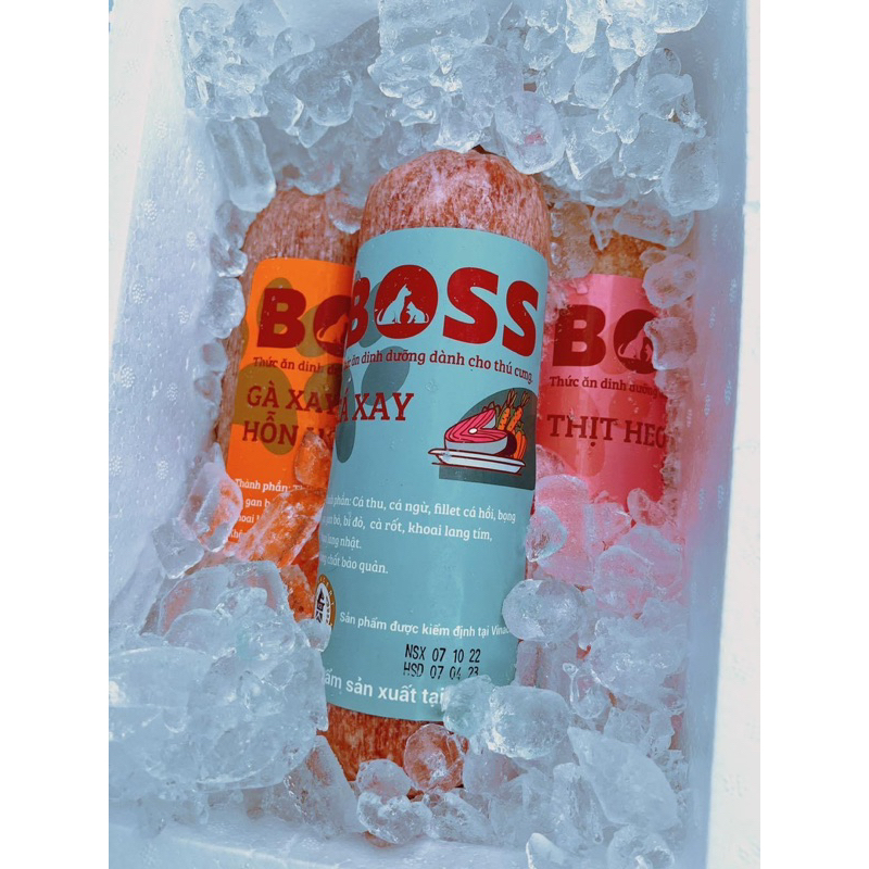Mua RAW FOOD THỊT XAY THE BOSS CHO CHÓ MÈO 800G giá rẻ nhất | TecKi.Vn
