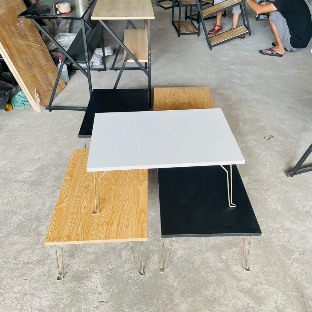 Mua , Mặt MDF TRẮNG, Chân SẮT 25x50 sơn tĩnh điện cao cấp nano 3lớp cao ...