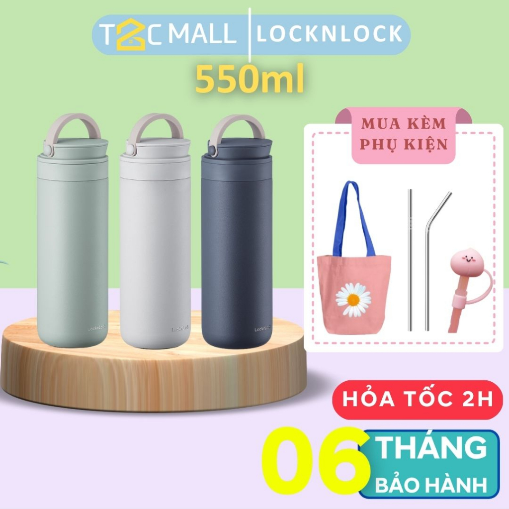 Bình giữ nhiệt LocknLock 475ml Metro Two Way LHC4274 - Hàng chính hãng, có quai xách - JoyMall ...