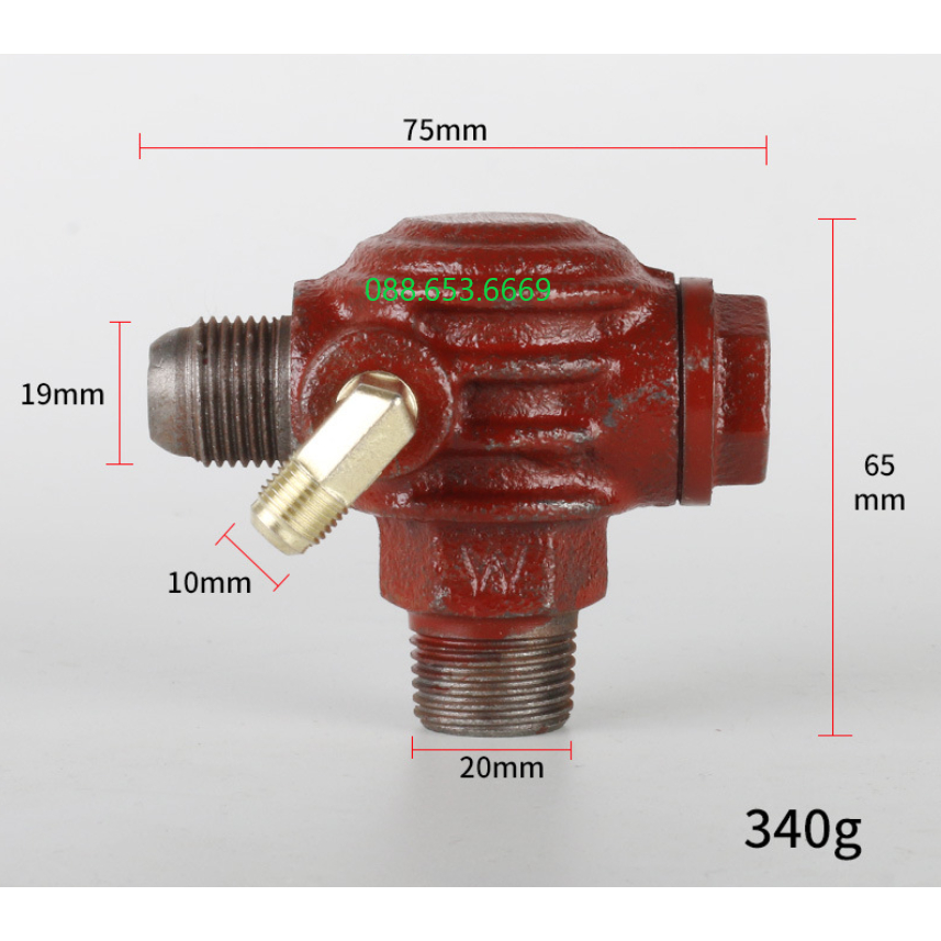Mua (20*19*10mm) Van 1 chiều máy nén khí bằng gang/ luppe máy hơi giá ...