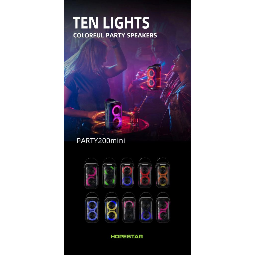 Mua Loa Bluetooth Hopestar Party 200 Mini | Công Suất 20W, Pin 3000mAh ...