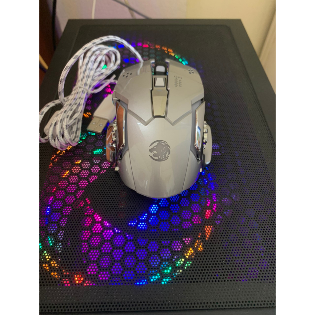 Mua Chuột Gaming Trắng mạ Crom sang trọng Bấm cực kỳ thích không phát ...