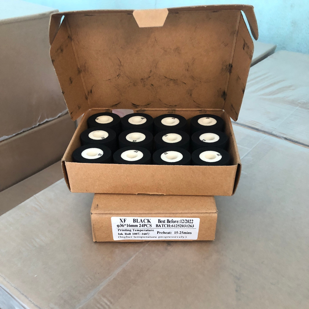 Mua Mực nhiệt in date XF 36*16mm - Dùng cho máy hàn miệng túi giá rẻ ...