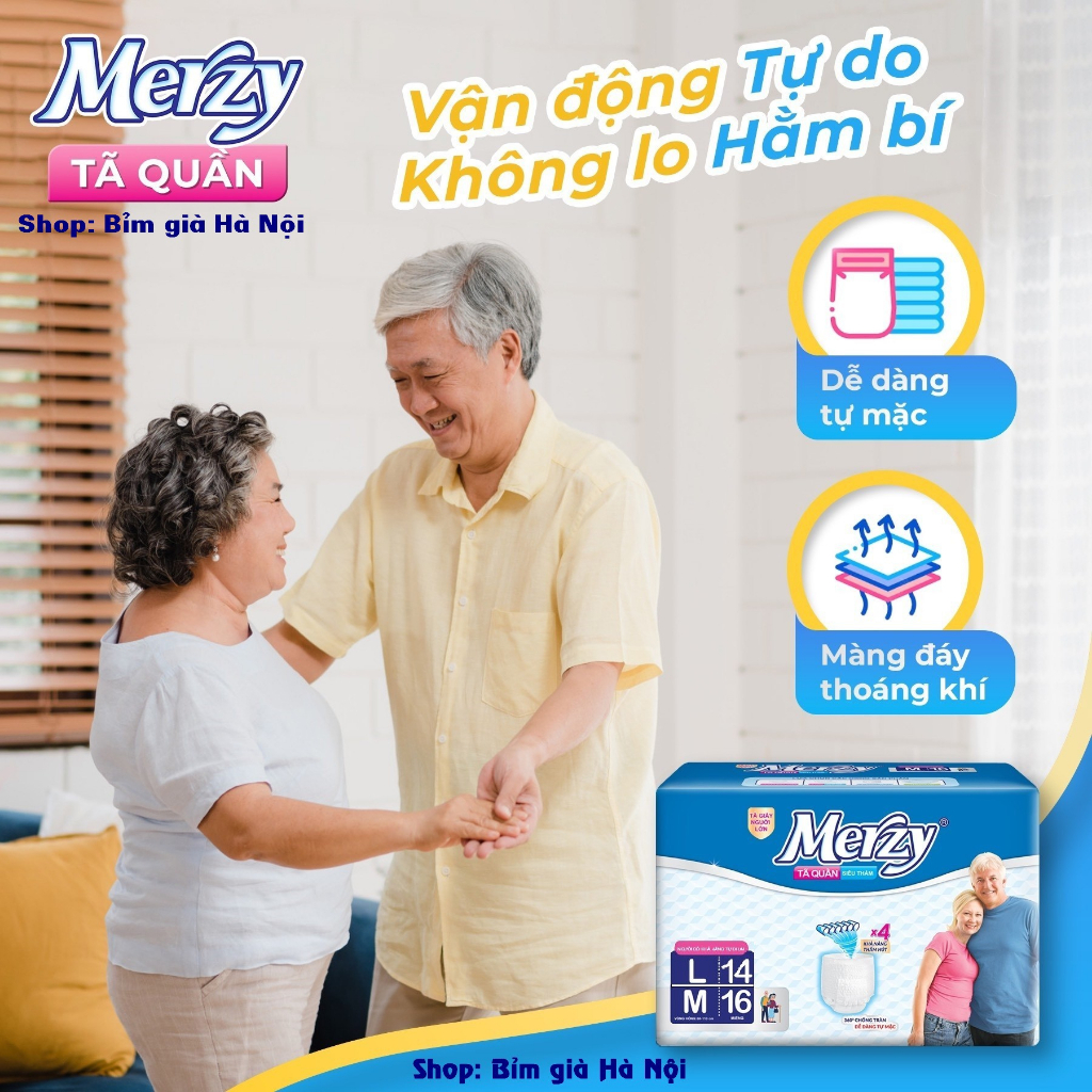 Mua Tã già Merzy M16 L14 Bỉm quần già Merzy Bỉm quần Merzy Tã quần ...