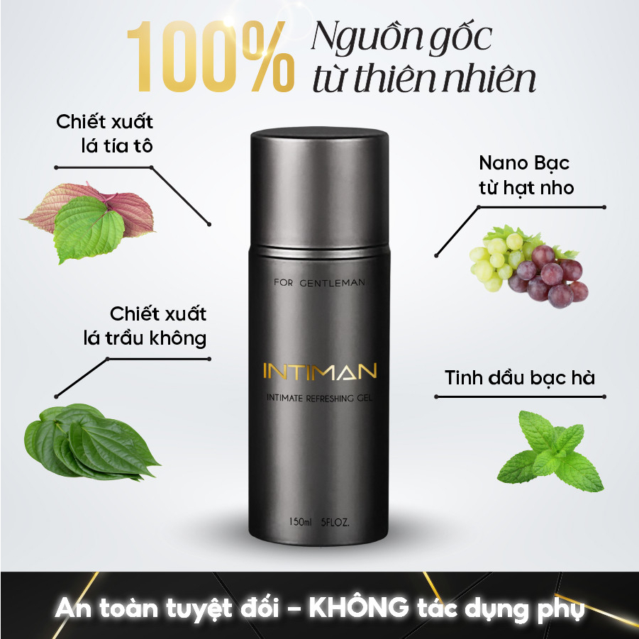 Mua Dung Dịch Vệ Sinh Nam INTIMAN Bản TURN IN 150ml Công thức GEL LẠNH ...