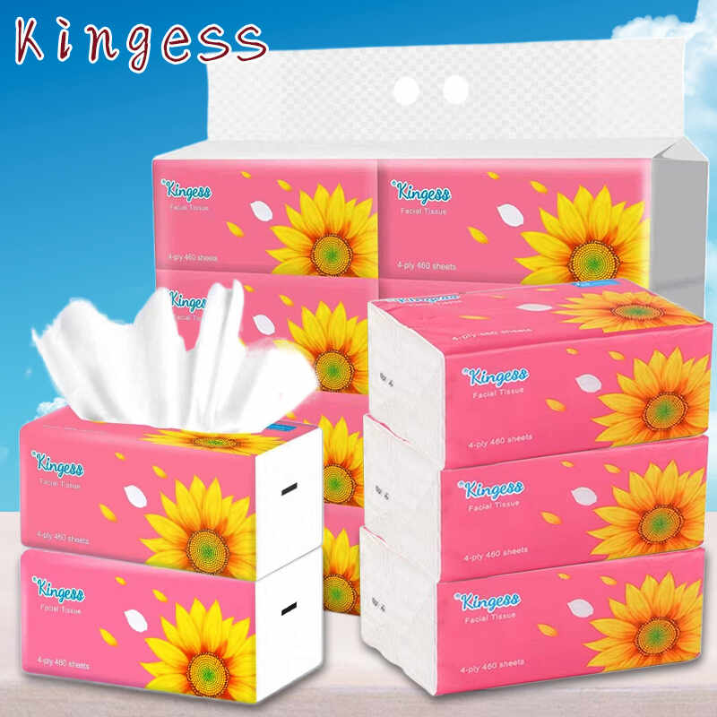 Mua KINGESS （Nhận phiếu giảm giá50%Giảm giá）Khăn giấy chiết xuất 4 lớp ...