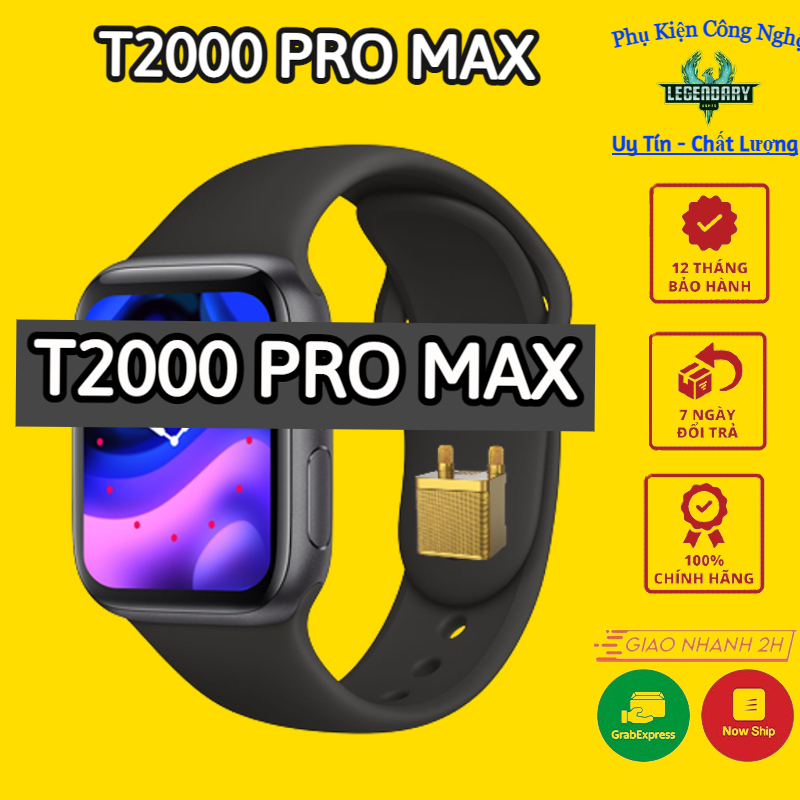 Mua Đồng Hồ Thông Minh T2000 Pro Max Cho Nam Nữ Viền Thép Nghe Gọi 2 ...