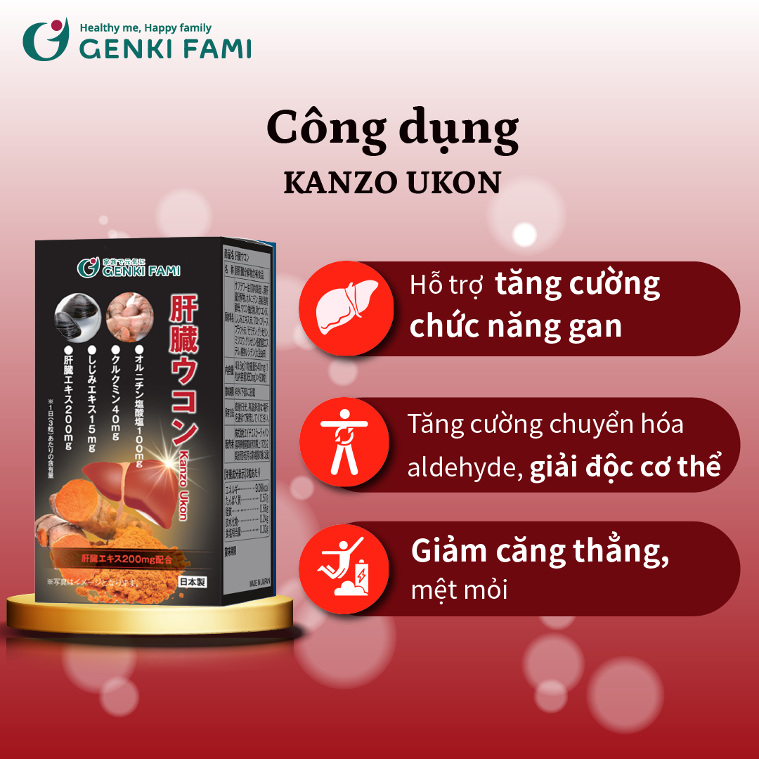 Mua Combo Viên uống phòng ngừa đột quỵ và bổ gan Genki Fami Nhật Bản ...