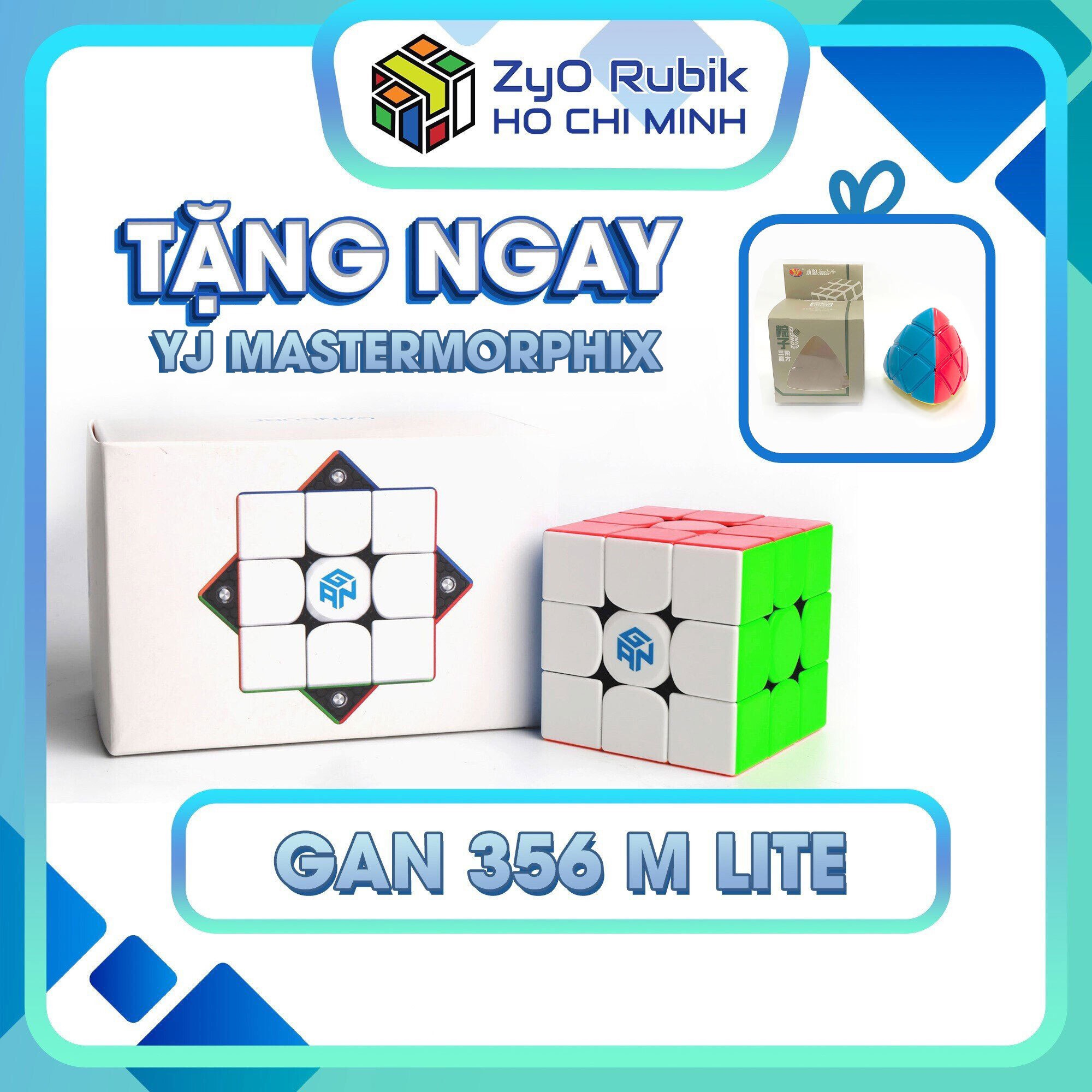 Mua Rubik Gan 356 M Lite/Standard Stickerless có nam châm cao cấp - Đồ ...